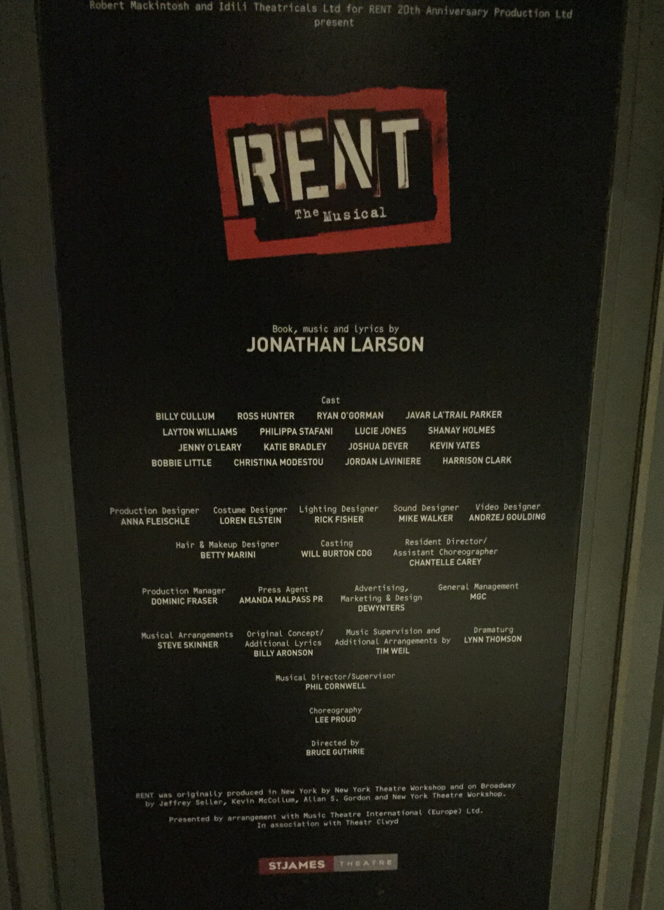 London, Rent and Anthony Rapp | Suzie Speaks