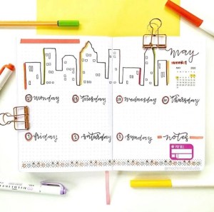 Great Bullet Journal Spread Ideas for May | Suzie Speaks